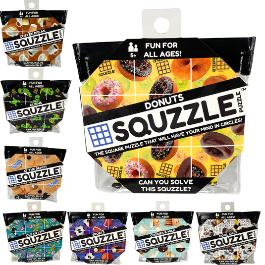 Fun Squared Games: 9-piece square tile fun for EVERYONE!