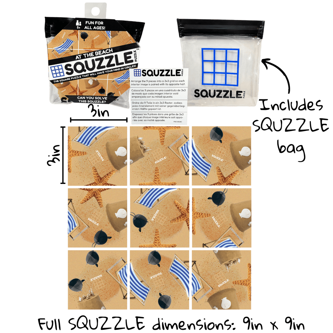 Fun Squared Games: 9-piece square tile fun for EVERYONE!