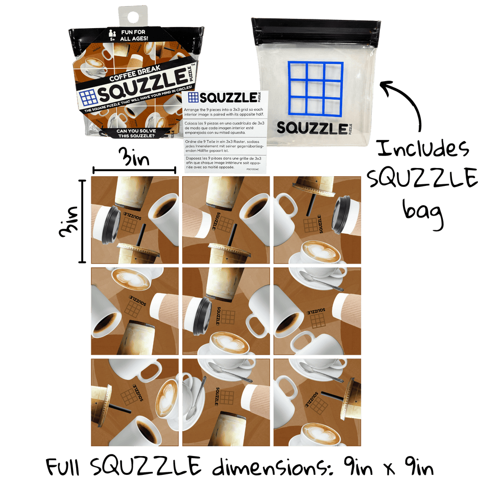 Fun Squared Games: 9-piece square tile fun for EVERYONE!