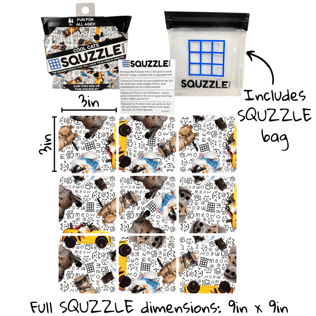 Fun Squared Games: 9-piece square tile fun for EVERYONE!